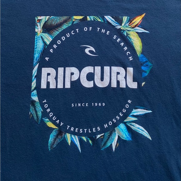 Rip Curl | Shirts | Rip Curl Mens Premium Tshirt Large Blue | Poshmark